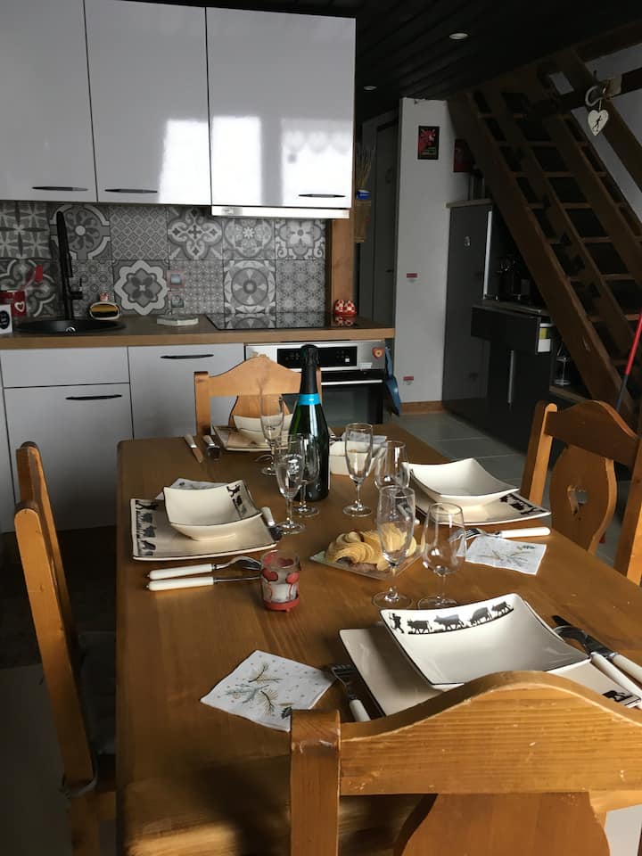 Appart-mezzanine 2 Chambres 2 Grands Lits 4 Person - La Chapelle-d'Abondance