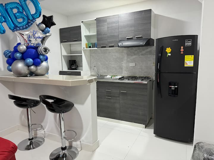 Apartaestudio Cerca A La Bahía - 산타마르타