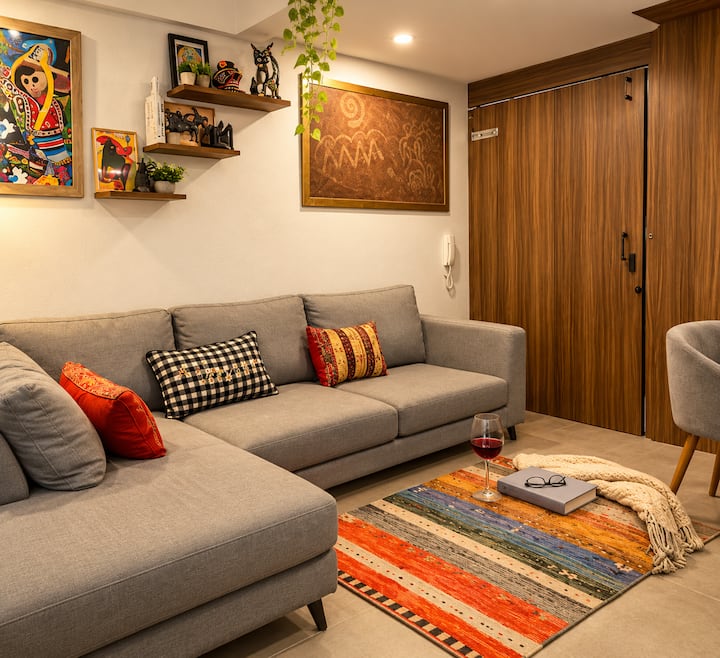 Loft Moderne à Narvarte Avec Wi-fi | Restaurants | Quartier Sûr - Mexico City