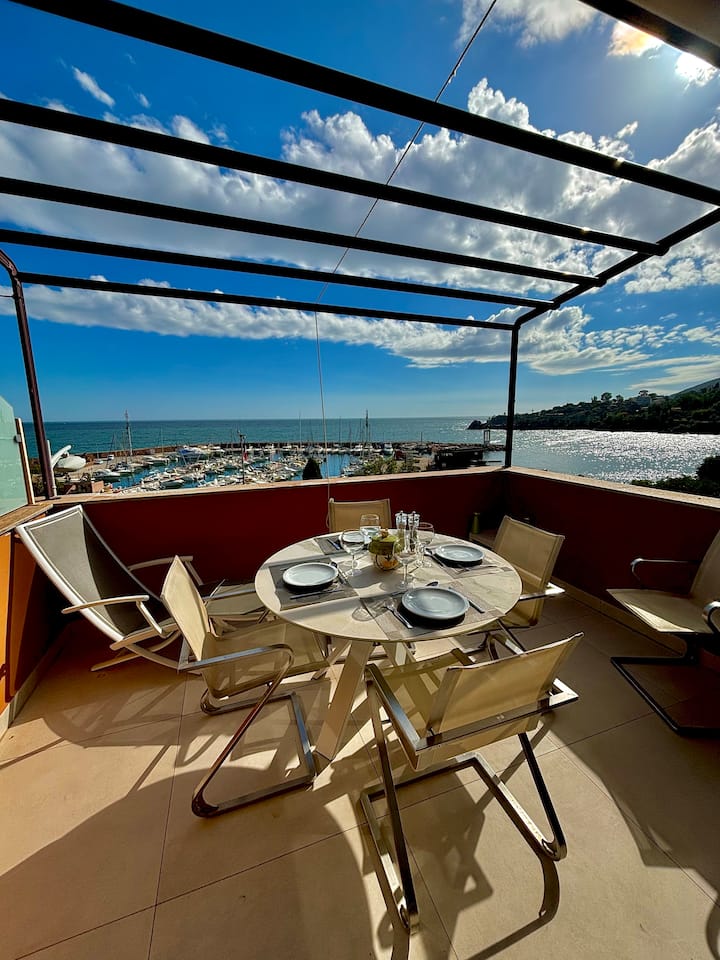 Azurea - Appartement Avec Vue Sur Le Port - Théoule-sur-Mer