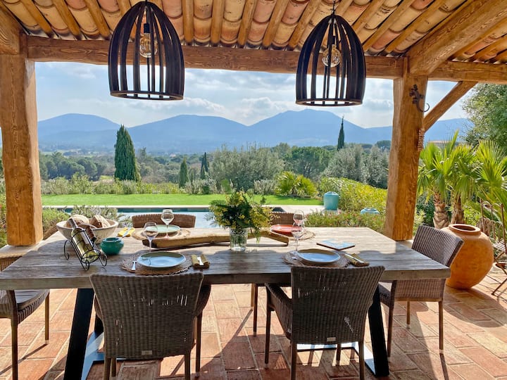 Villa Provençale Climatisée, Piscine Chauffée - Le Plan-de-la-Tour