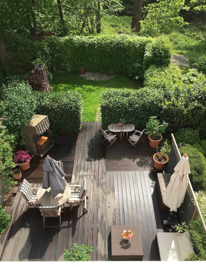 Cozy Town House & Garden In Hamburg’s Green Area - 함부르크