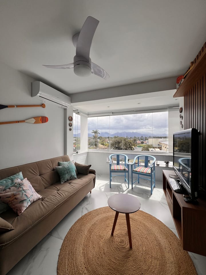 Apto Pé Na Areia Vista Mar E Serra Matinhos -Pr - Matinhos