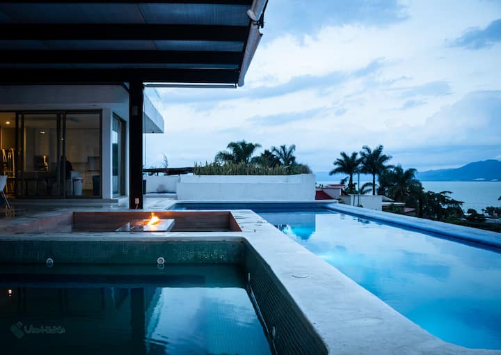 Casa De Lujo Agua Termal Alberca Privada - Xevi - Ajijic
