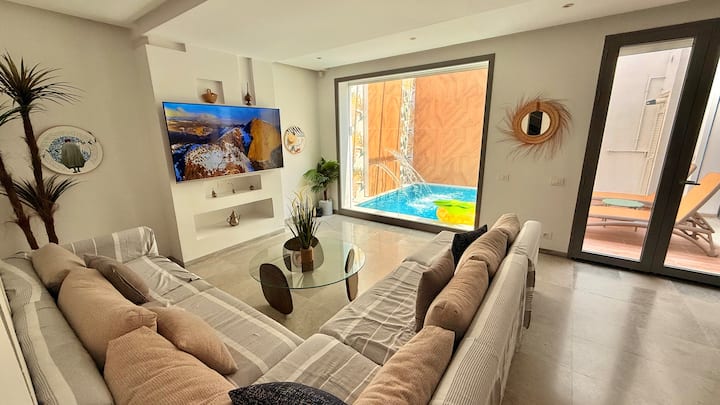 Villa Triplex à 200m De La Plage à Hammamet Nord - Hammamet