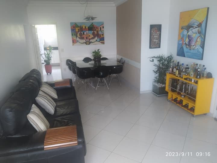 Apartamento São Vicente De Frente Para O Mar - Sao Vicente, Brazil