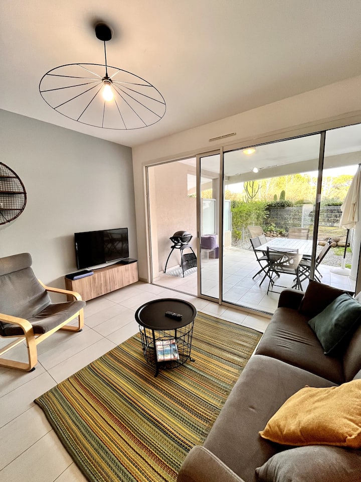 Superbe T3 à 2 Pas De La Plage Avec Jardin - Calvi