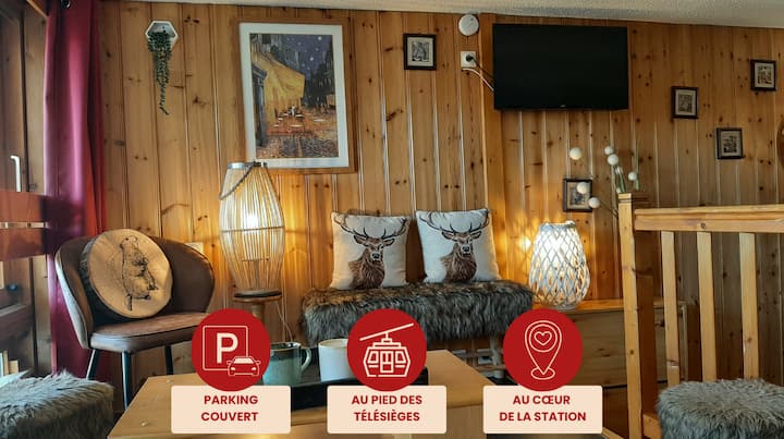 Appart 6p - Pied Des Pistes Et Centre - Arc 1600 - La Rosière