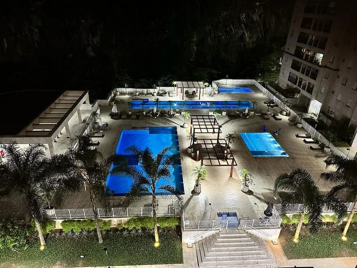 Apartamento Em Condomínio Clube. - Santos, Brasil