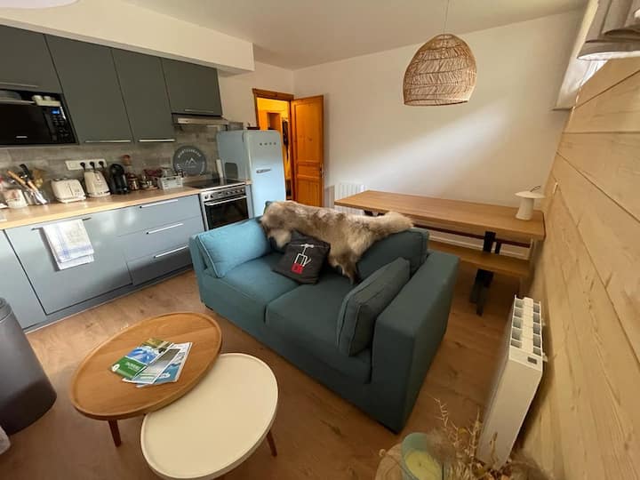 Bel Appartement Ambiance Chalet Cœur Station - Montgenèvre