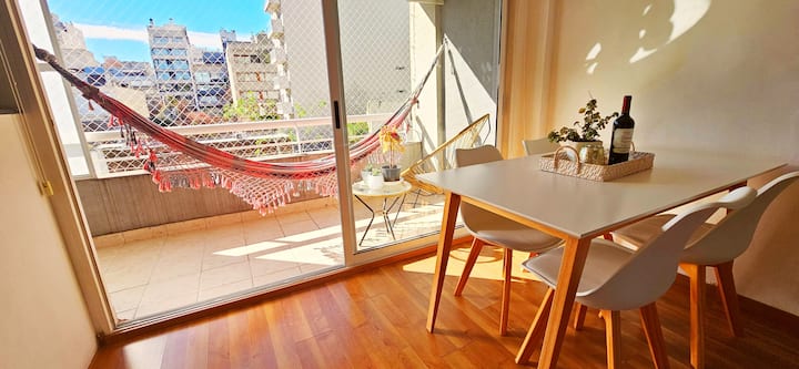 Sunny With Balcony, Hammock, Nets & Washing Machin - Buenos Aires