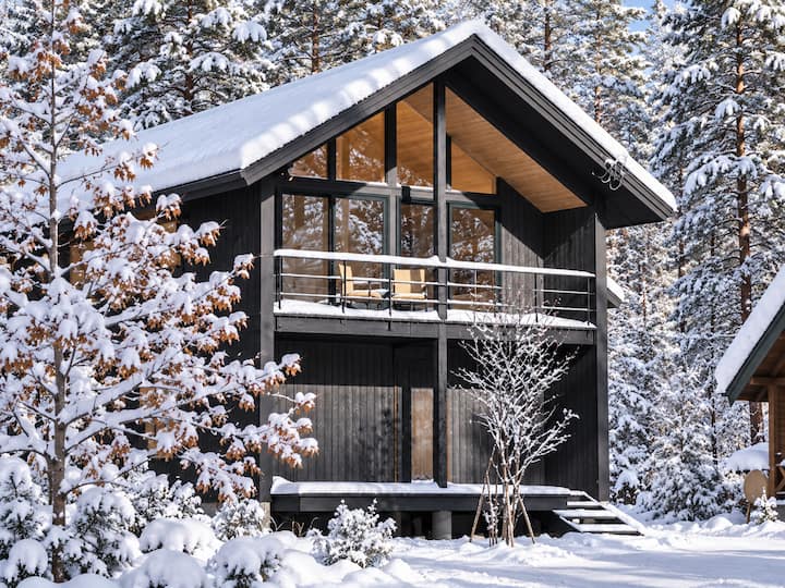 Timber Chalet With A Relaxing Terrace｜golden Bell - Hakuba