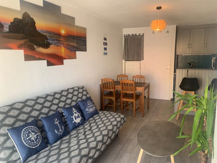 Joli Studio Proche Plage Du Môle - Marseillan
