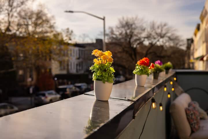 Crown Heights Luxury Beauty, Garden, Subway, 3br - New York