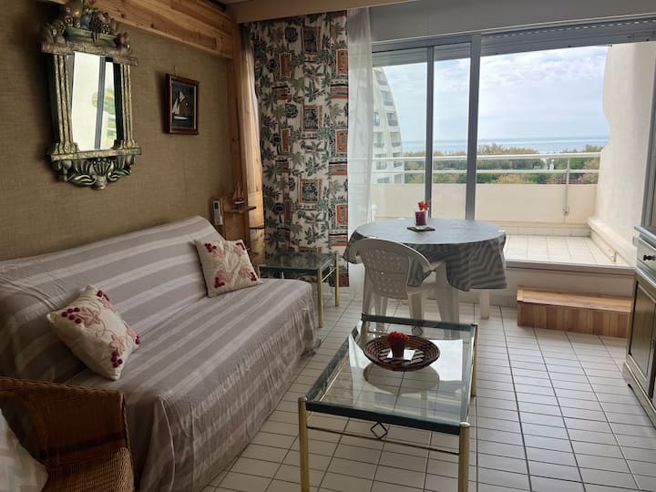 Appartement Cosy Vue Mer, Clim, Parking - La Grande-Motte