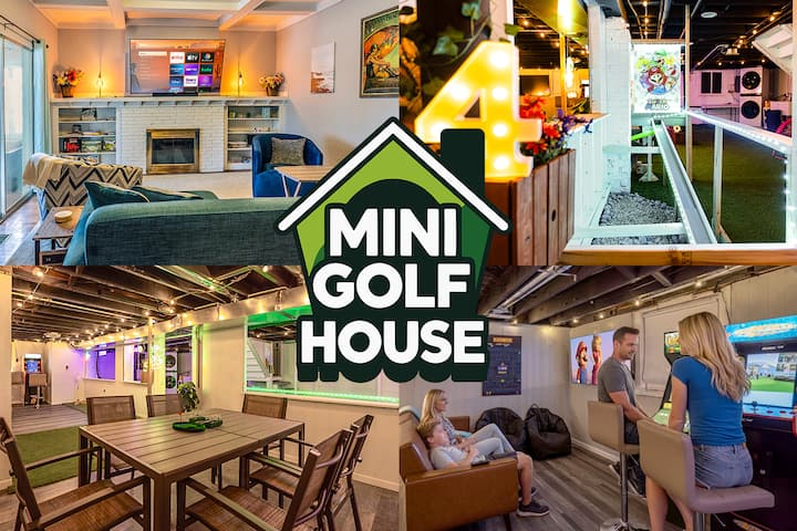 Minigolfhouse-chicago Close Beach & Indoor Fun! - ハモンド, IN