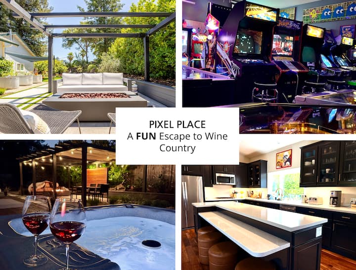 Pixel Place - A Private Arcade + Outdoor Sanctuary - Sebastopol, CA