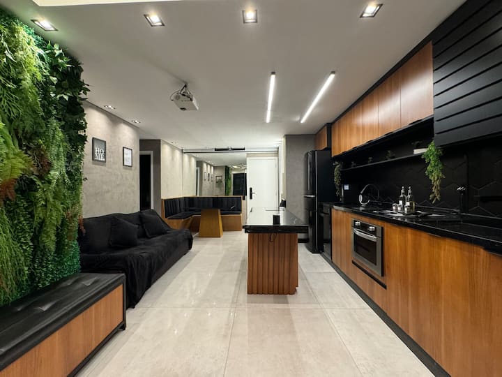 Apto Cinema | Piscina | Academia | Area Gourmet - Liberdade