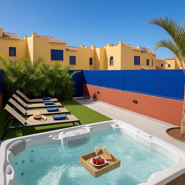 Beach And Golf Holiday Home With Private Jacuzzi - Maspalomas