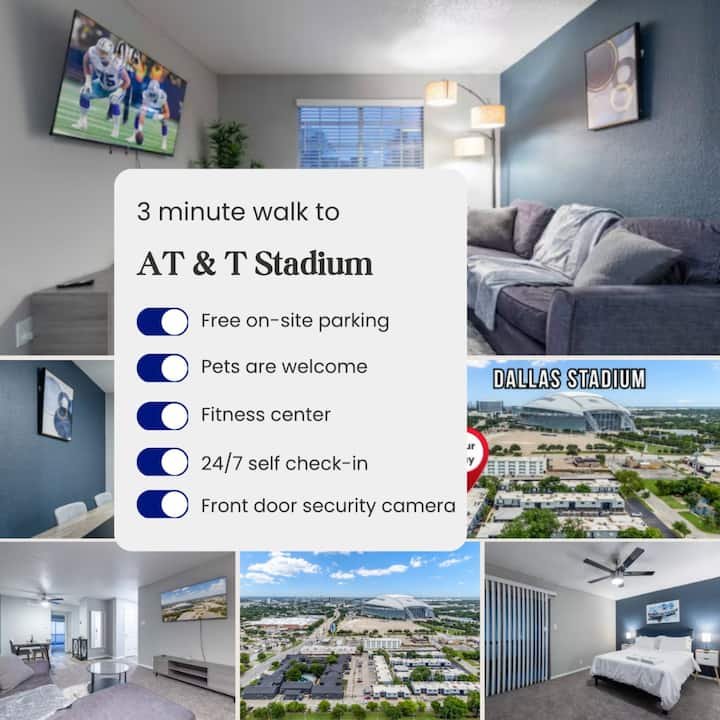 1br | At&t, Globe Life & Texas Live + Parking - Arlington, TX