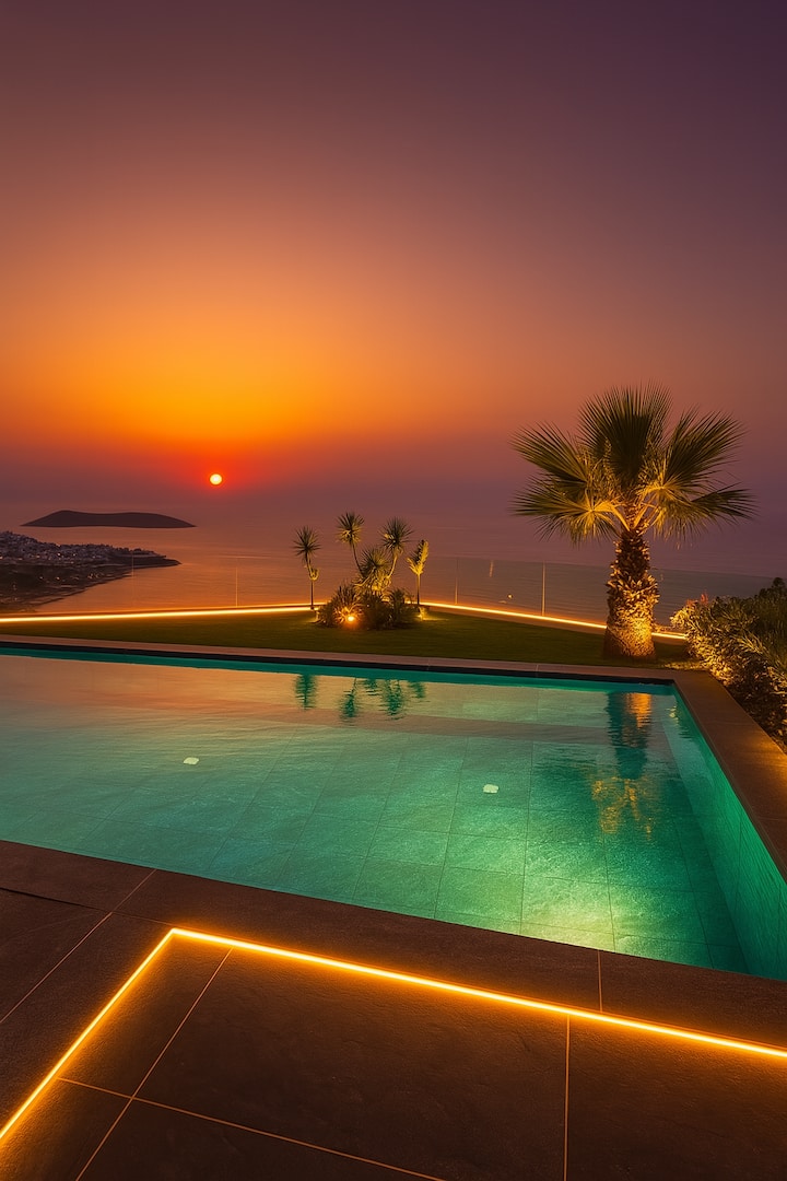 Luxury Villa In Yalikavak With Panoramic Views - Yalıkavak