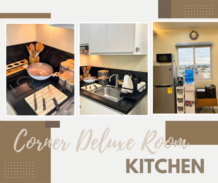 Corner Deluxe Studio Room With Balcony (6th Floor) - Angeles
