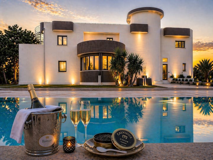 Gigasuite. Seaside Design Villa. Pool+spa. 20 Beds - Tarent