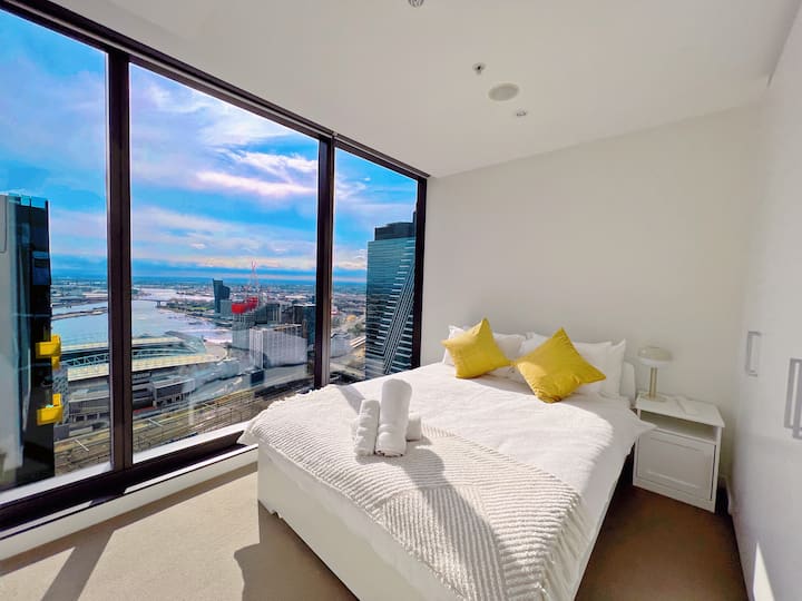 Cbd Skyline&harbour View@southerncross Free Tram - Melbourne