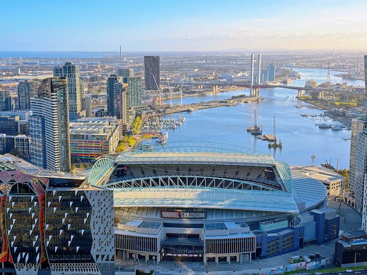 Cbd Skyline&harbour View@southerncross Free Tram - Melbourne