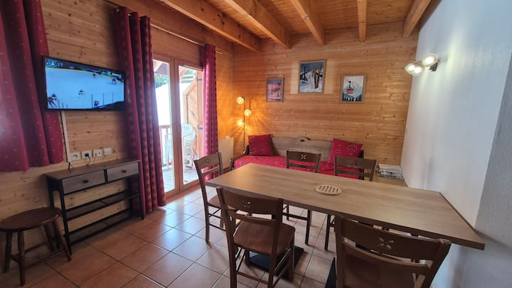 Vg83 Chalet 6/8 Couchages Sauna-piscine éTé-hiver - Saint-François-Longchamp
