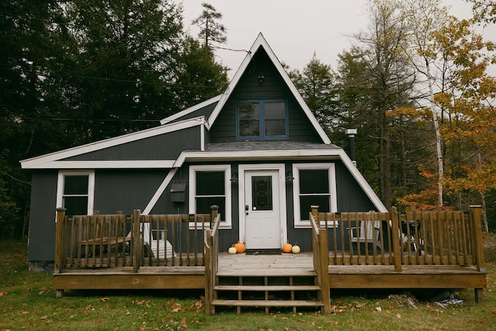 A Frame Cabin With Hot Tub Near Stratton, Vt - Bromley Mountain, VT