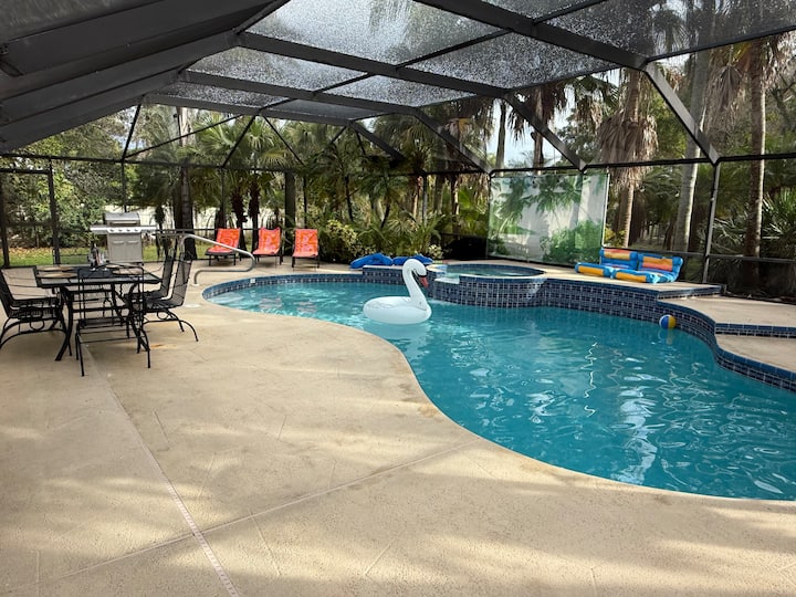 Palm Bch Garden 3/2 Hot Pool Spa Roger Dean Beach - Jupiter, FL