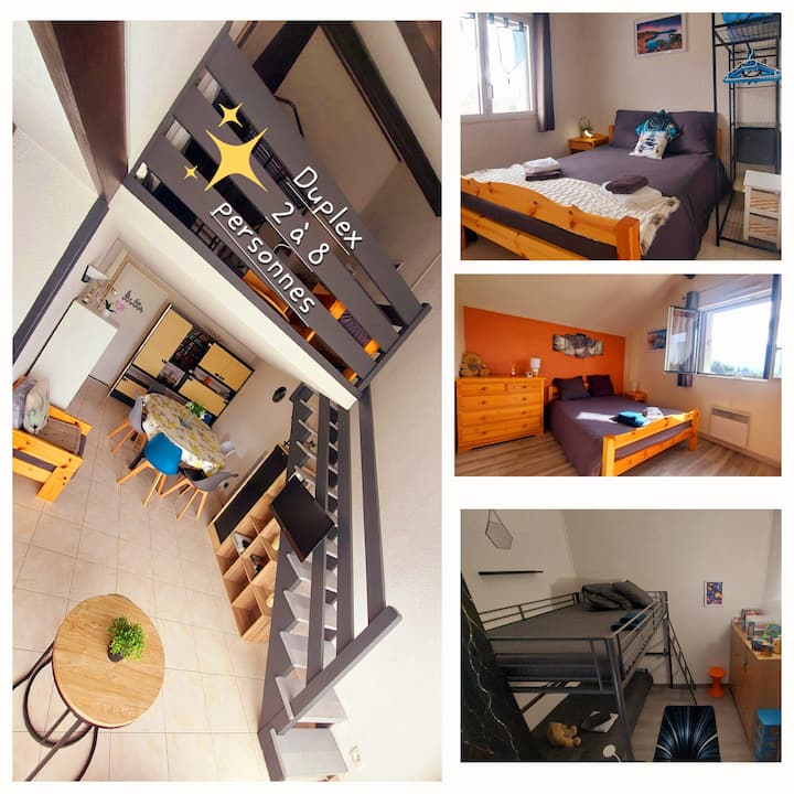 Appartement Duplex 2 à 8 Pers- Vue Montagne/garage - Pirineos