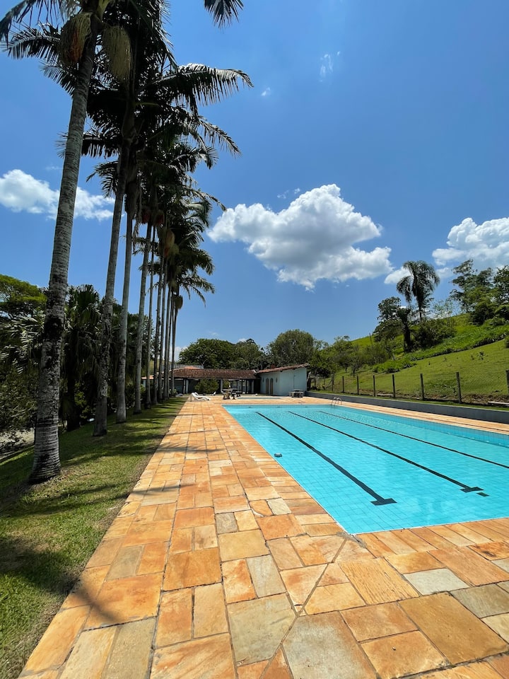 Chácara Agua Azul Com Piscina E Campo De Futebol - Socorro