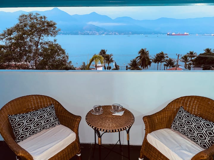 Apto Tranquilo Em São Sebastião Vista Pra Ilhabela - São Sebastião
