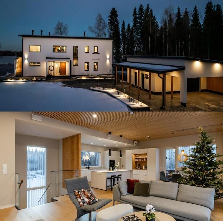 Villa Forest: Private Location, Sauna And Jacuzzi - Rovaniemi