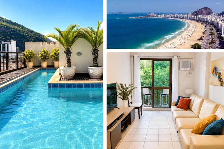 Rock In Rio Flat Copacabana  Parking  5min Beach - Ipanema