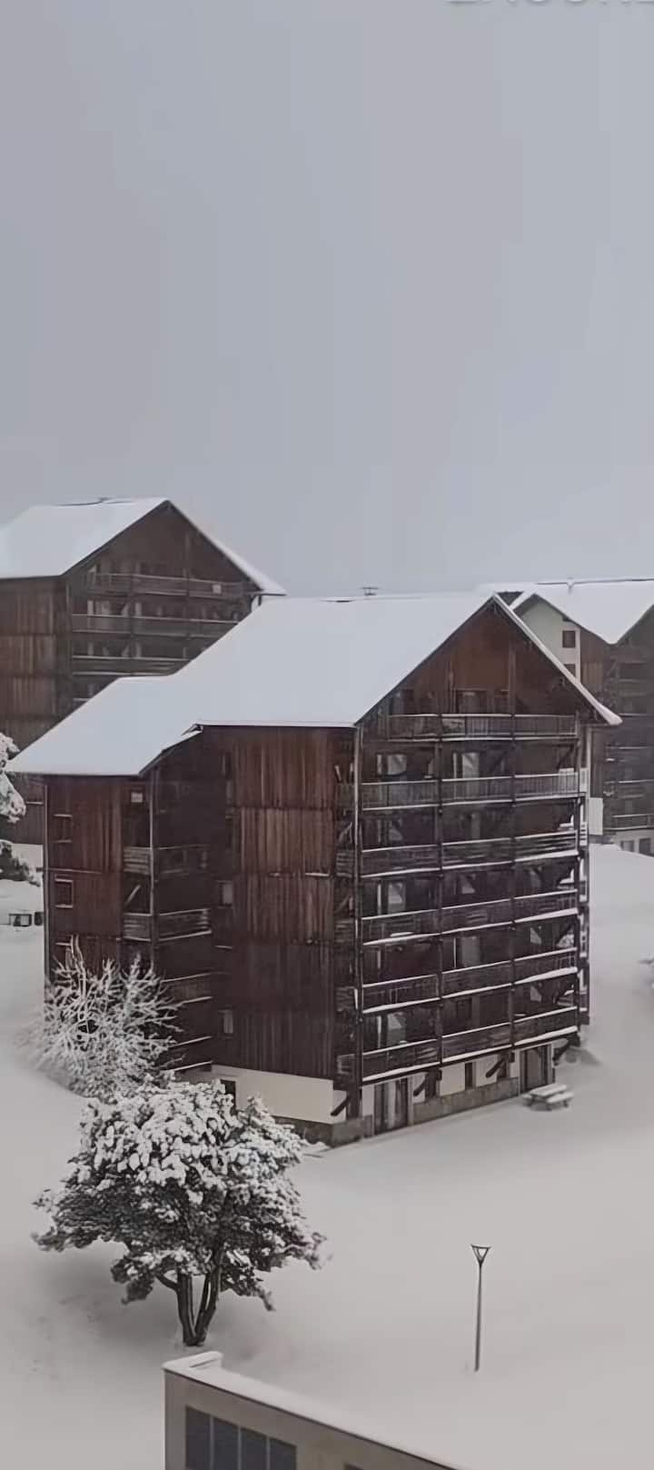 Appart T2, 4/5 Pers à 150m Pistes - Super Dévoluy