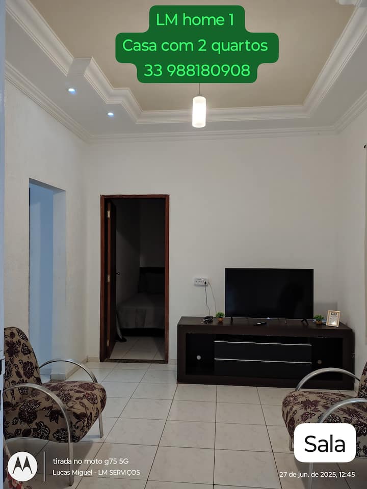 Lm Home 1 - Casa Com 2 Quartos - Governador Valadares