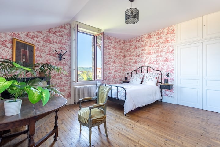 Chambre Lumineuse Au Charme éLégant- Marquise - Riom