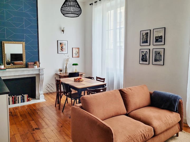 Appartement Spacieux - Centre-ville & Gare à Pied - Angers
