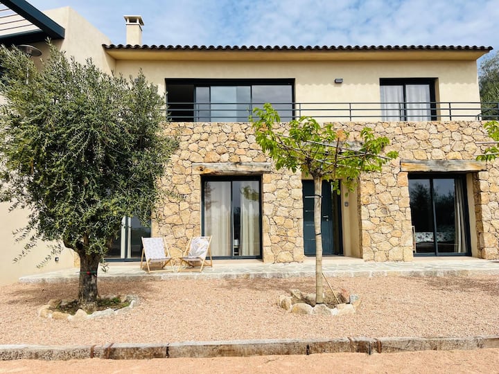 Villa Altea Au Coeur Du Maquis,figari,4 Chambres - Plage de Figari