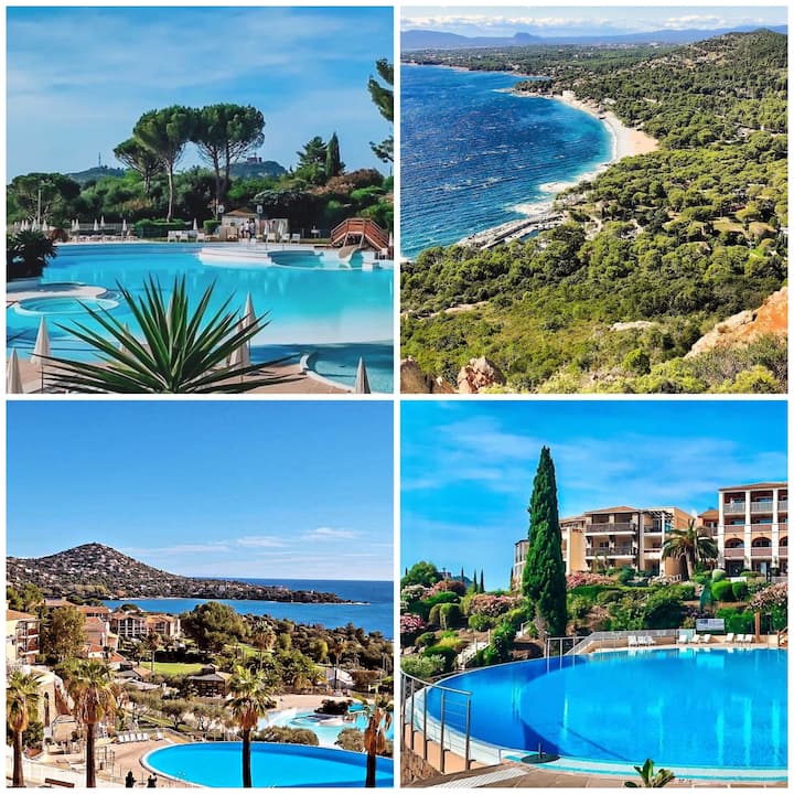 Cap Estérel Jardin Clos- Parking -Piscines- Ménage - Saint-Raphaël