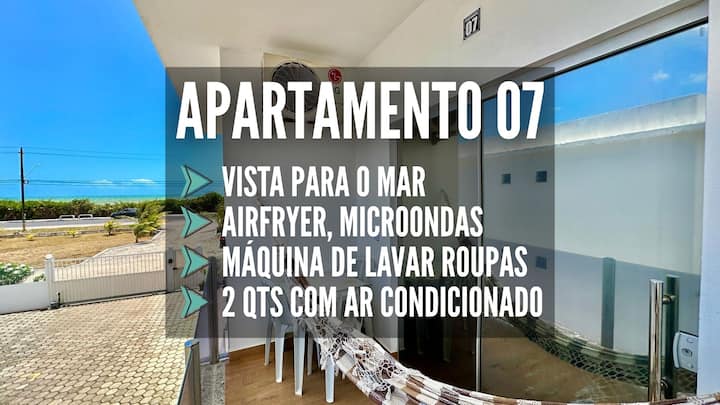 Apb07: 50m Da Praia, Vista Mar, 2 Qts C/ar - Bahia (estado)