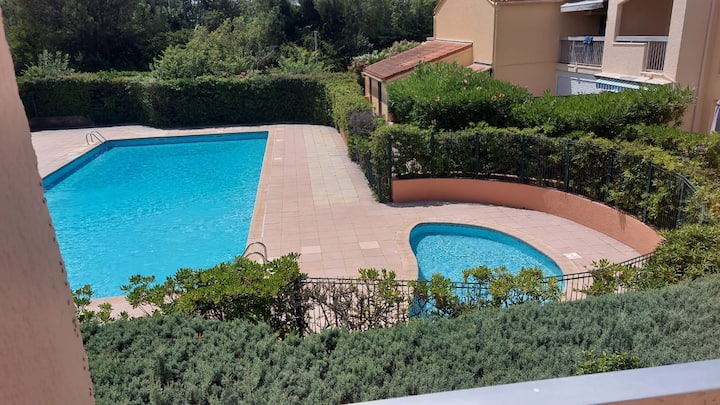 Cogolin Plage, Résidence, Piscine, Parking, Clim - Saint-Tropez