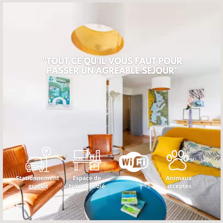 Escapade Lumineuse, à 5 Min De La Plage Et Du Port - Toulon