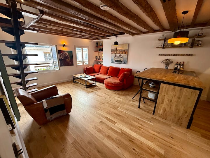 Charmant Penthouse Duplex 4 Pieces - Paris