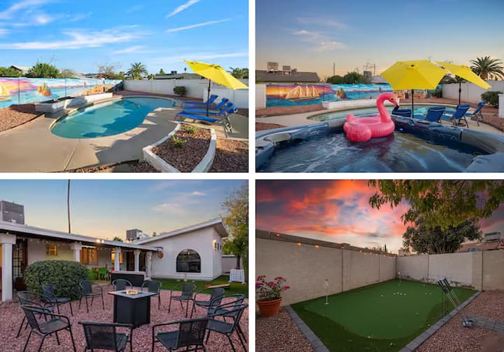 Monopoly, Pool, Spa, Game Room, Bbq, Fire Table - Glendale, AZ