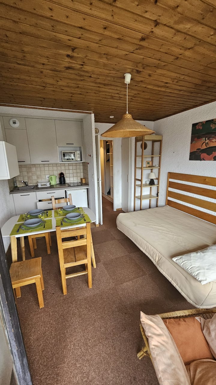 Les Eterlous Studio Cab 2 Adultes 2 Enfants Wifi - Val Thorens