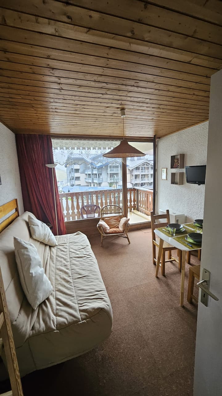 Les Eterlous Studio Cab 2 Adultes 2 Enfants Wifi - Val Thorens